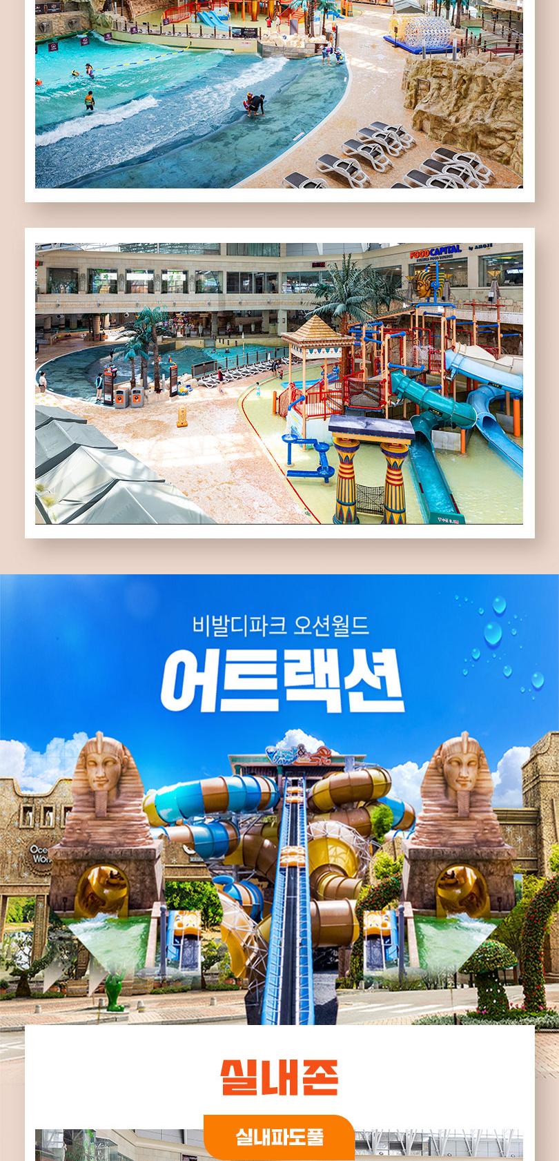 강원 홍천 비발디파크 오션월드 워터파크 입장권 유효기간형